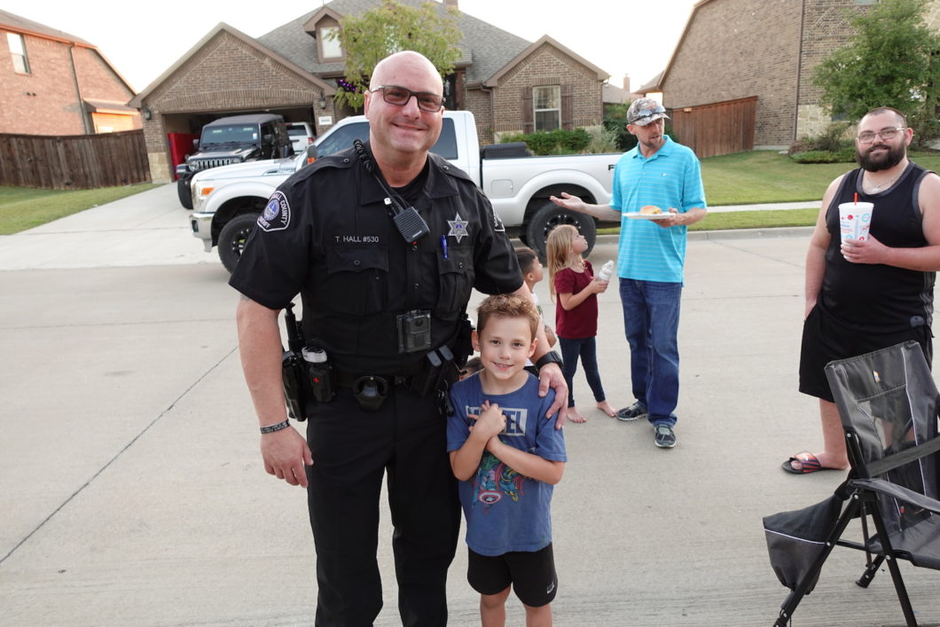 Great Night Out With Rockwall County Sheriff Officers and Neighbors ...
