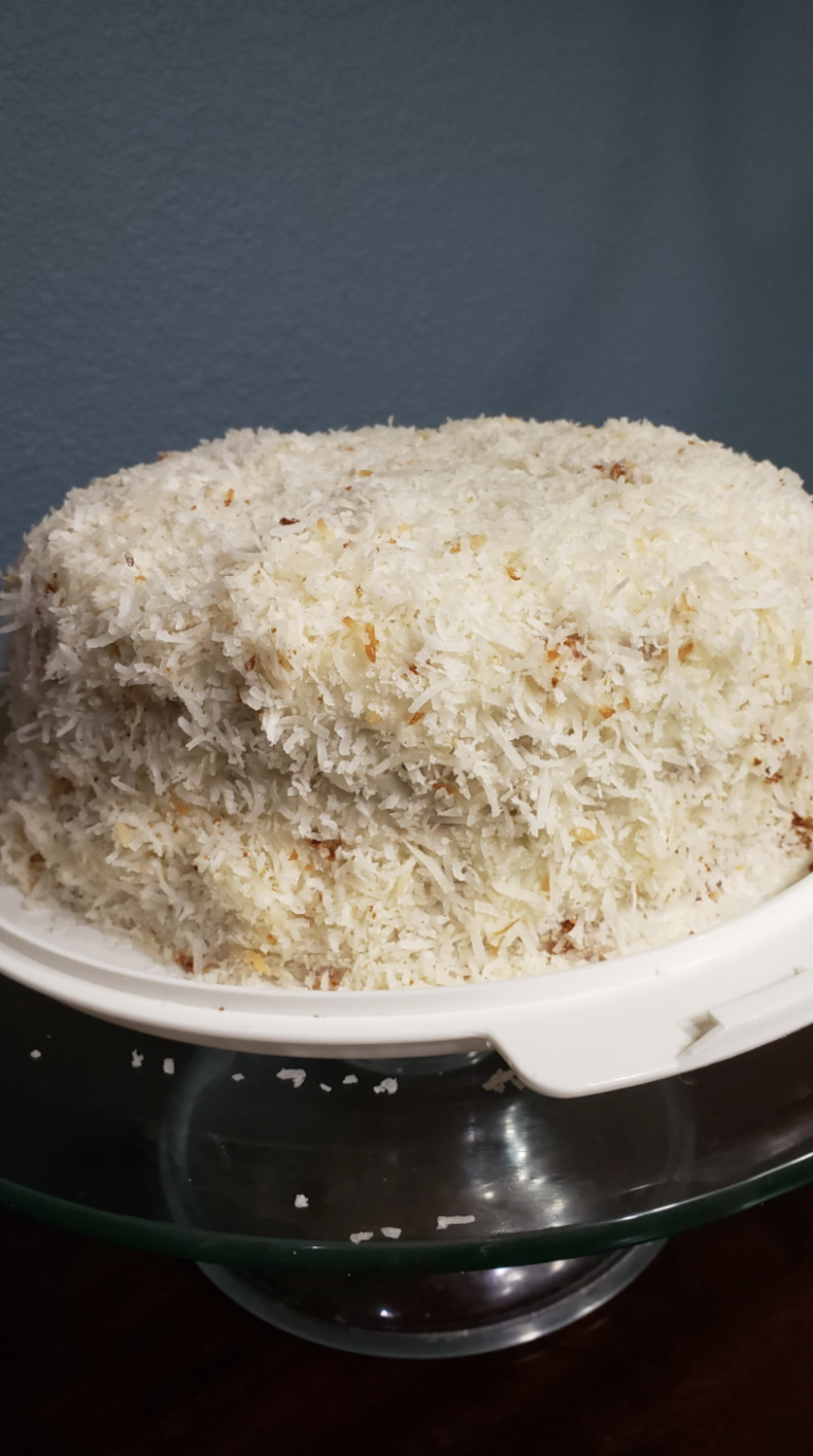 La Madeleine Country French Café Coconut Cake - Adrienne Balkum